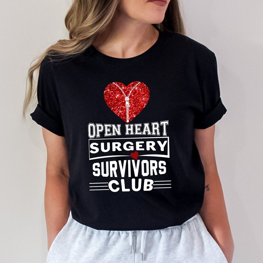 Open Heart Surgery Survivor Shirt Heart Disease T-shirt Heart Warrior ...
