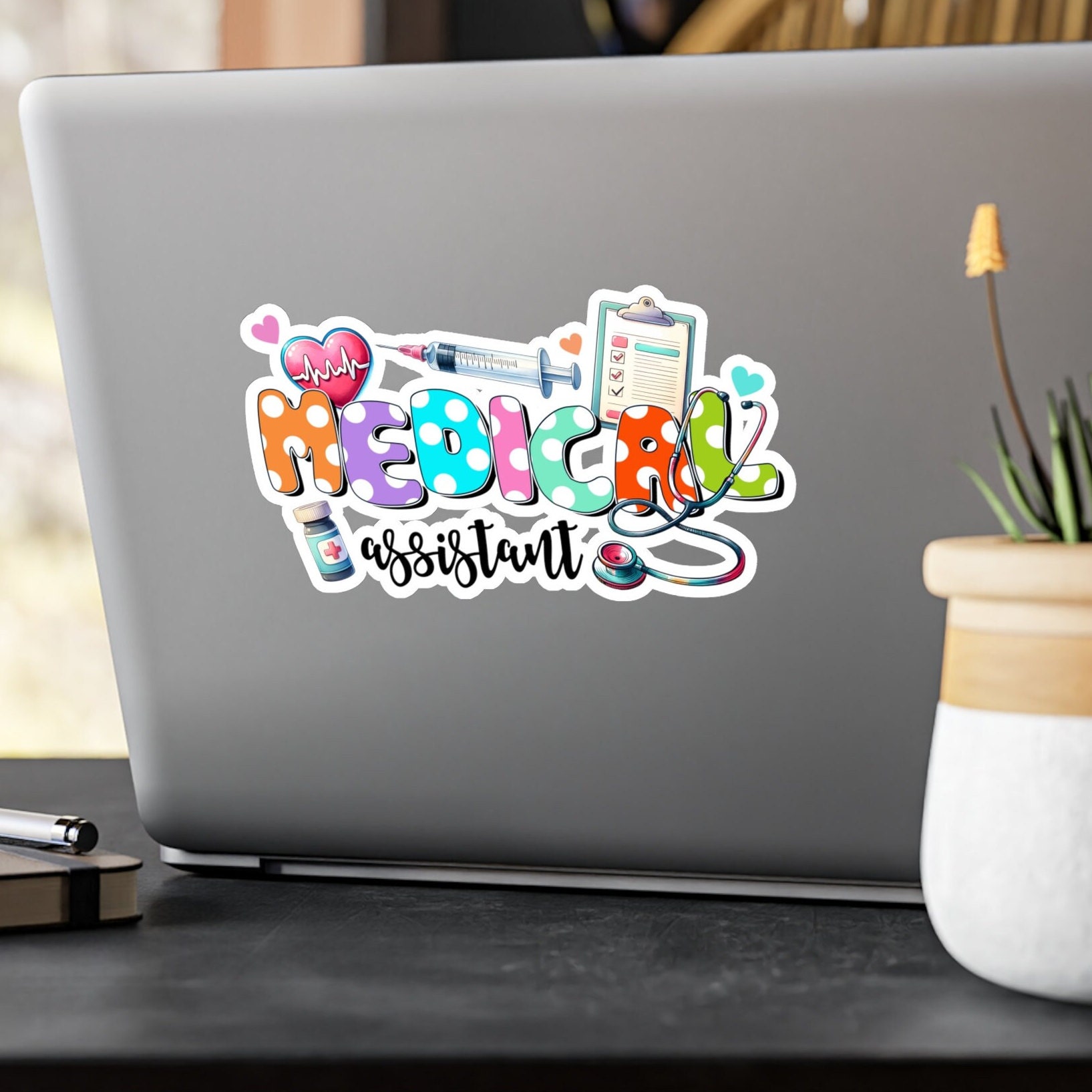 Medical Assistant Vinyl Decal, CMA Nurse Gift - Etsy