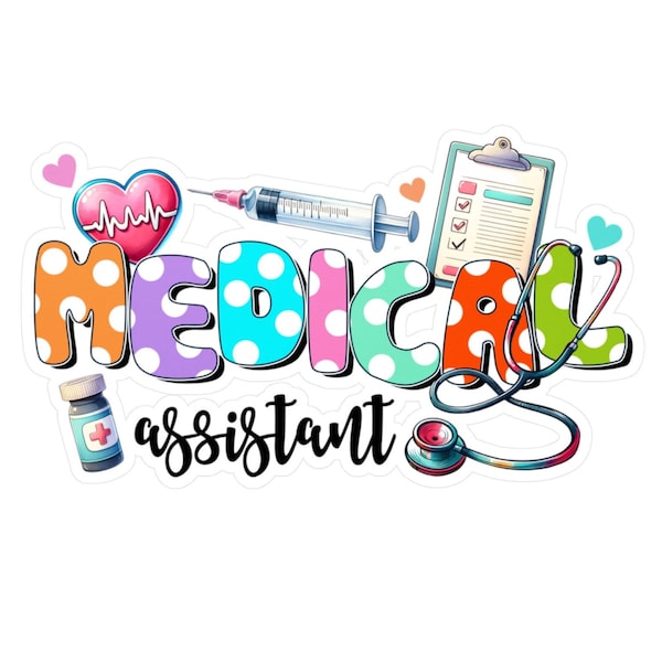 Medical Assistant Decals - Etsy