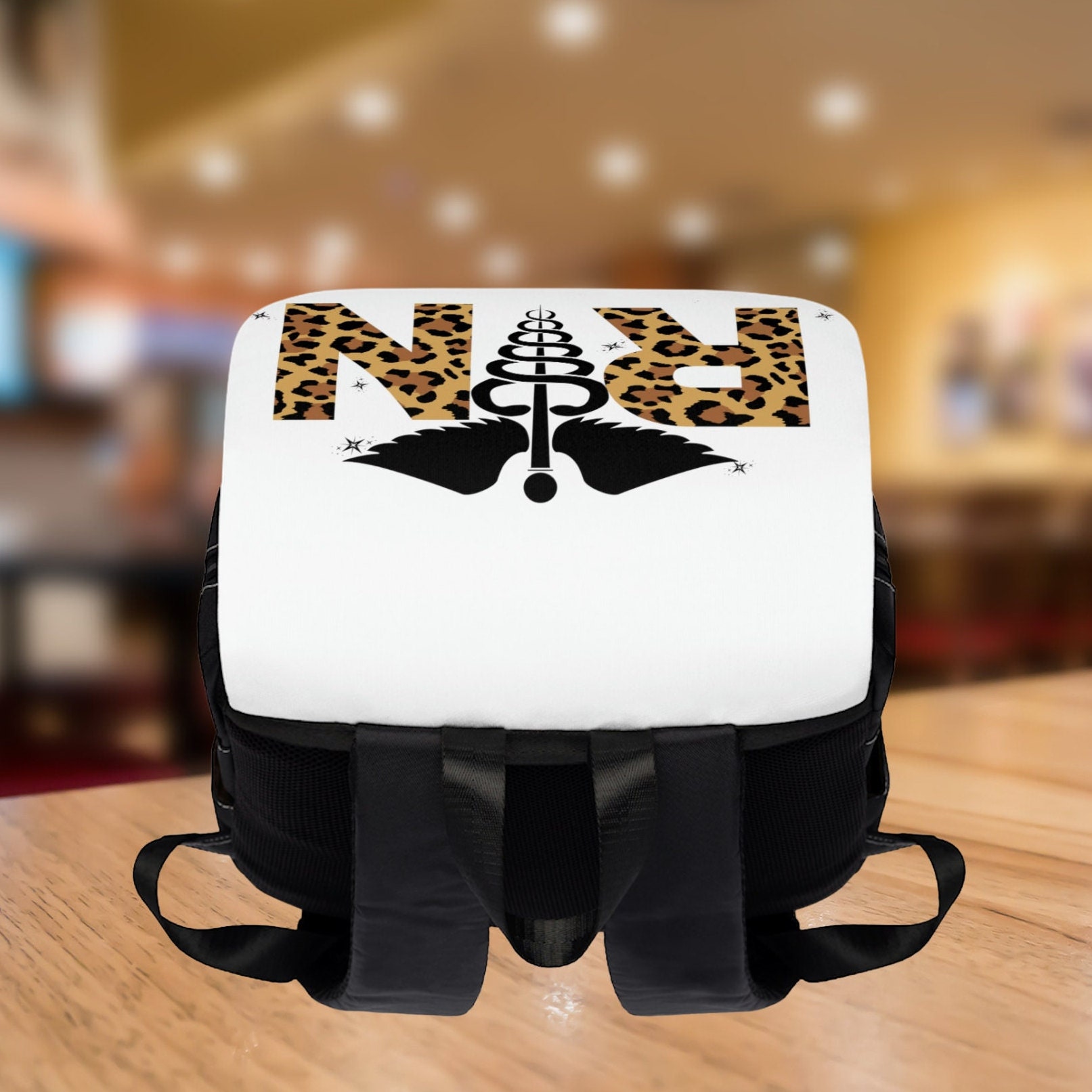 RN Leopard Nurse Backpack Nurse Book Bag Nurse Essentials - Etsy