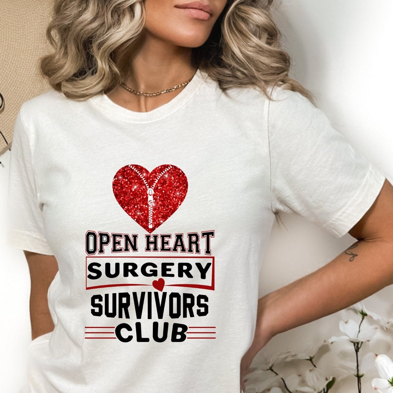 Open Heart Surgery Survivor Shirt Heart Disease T-shirt Heart Warrior ...