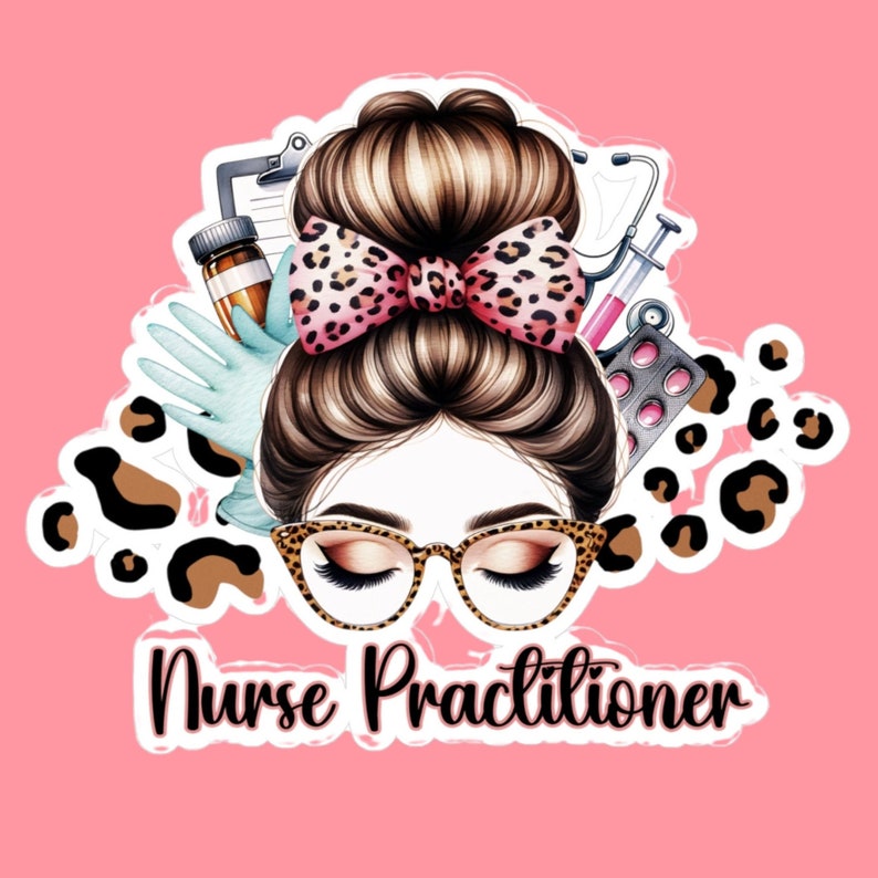 Nurse Practitioner, Nurse Sticker, Custom Vinyl Decal, Nursing Stickers ...