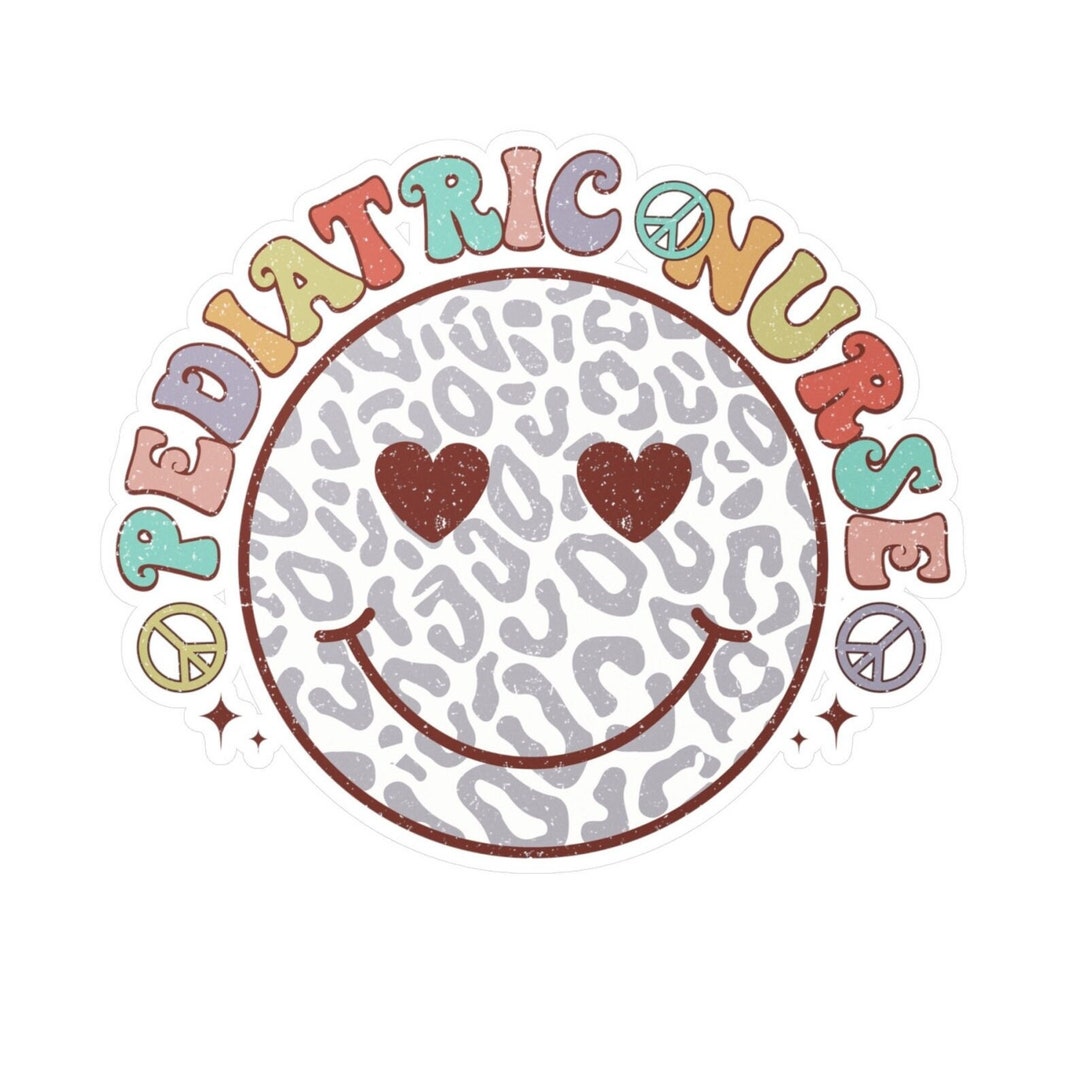 Pediatric Nurse Vinyl Decal, Nurse Sticker, Peds Nursing Sticker ...