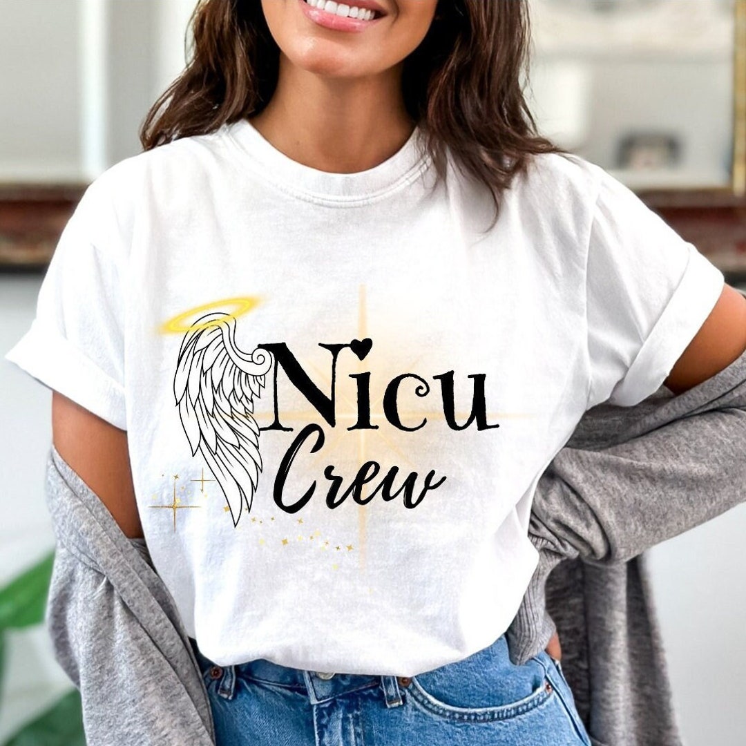 NICU Crew Comfort Colors Shirt, NICU Nurse Shirt, Neonatal ICU Nurse ...