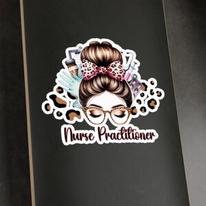 Nurse Practitioner, Nurse Sticker, Custom Vinyl Decal, Nursing Stickers ...
