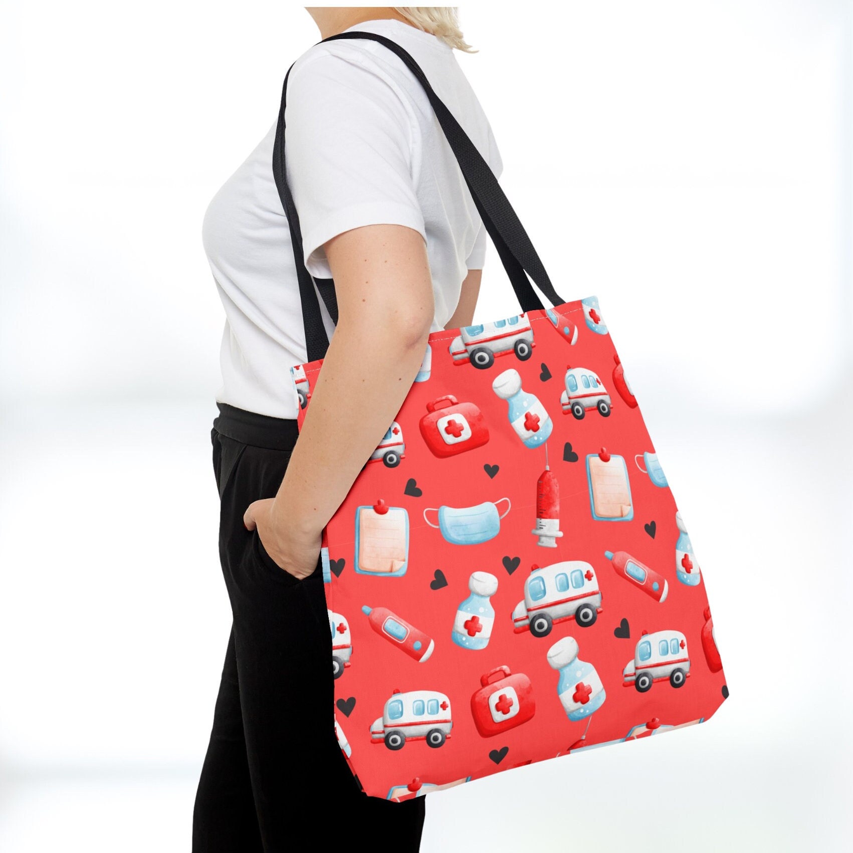 Nurse Tote Bag, Work Tote for LPN RN, Doctor Bag, Cute Nursing Bag ...