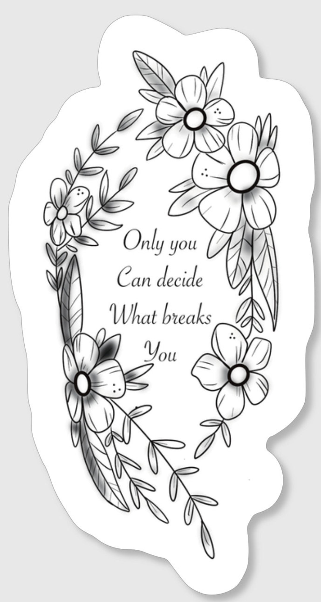 Only You Can Decide What Breaks You - Etsy
