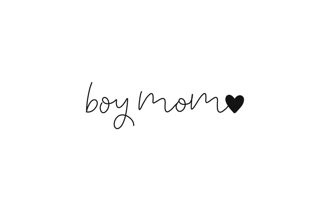 Boy Mom Sticker | Motherhood Sticker | Minimalistic Sticker | Boy Mama ...