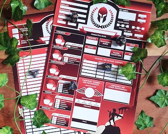 D&D 5e 2024 Greek Mythology God Poseidon Character Sheet | Fillable ...