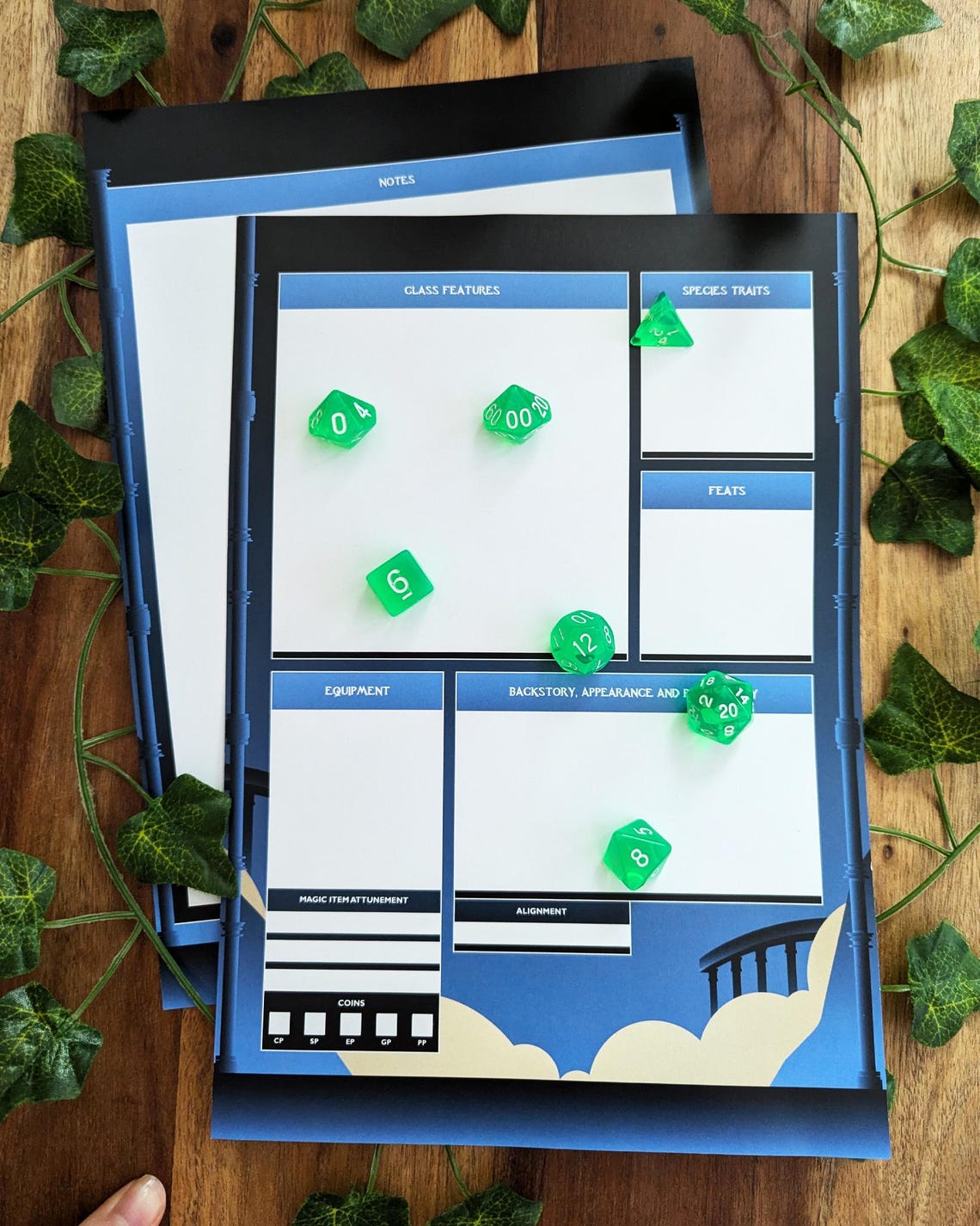 D&D 5e 2024 Greek Mythology God Poseidon Character Sheet | Fillable ...