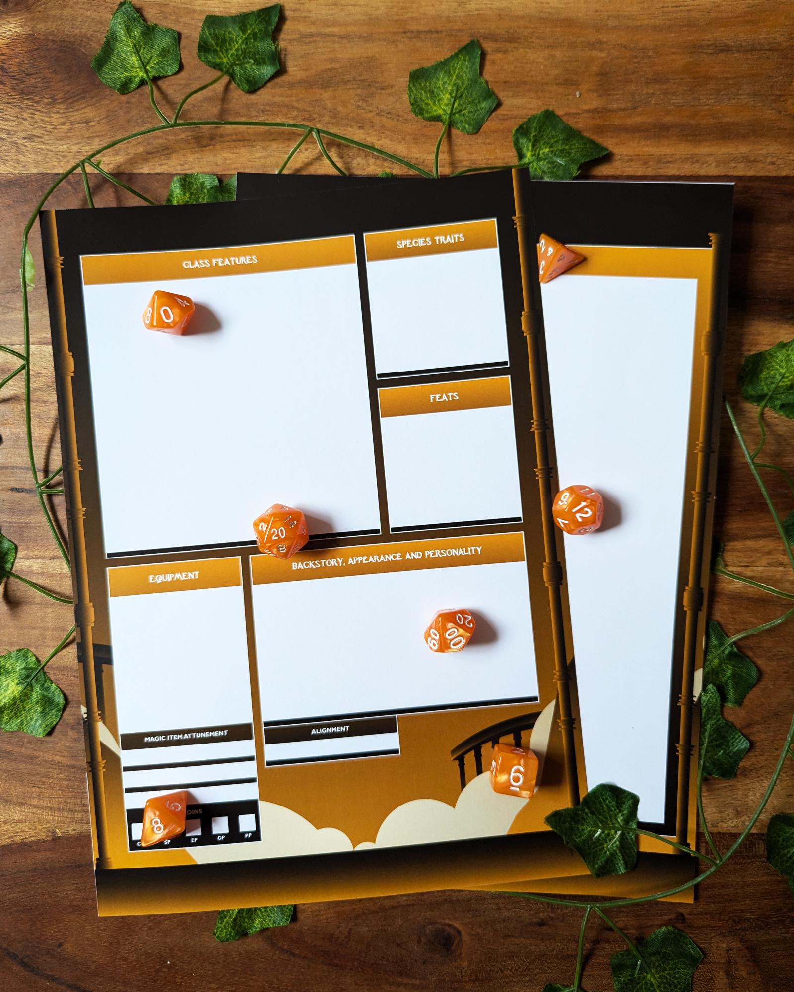 D&D 5e 2024 Greek Mythology God Apollo Character Sheet | Fillable ...