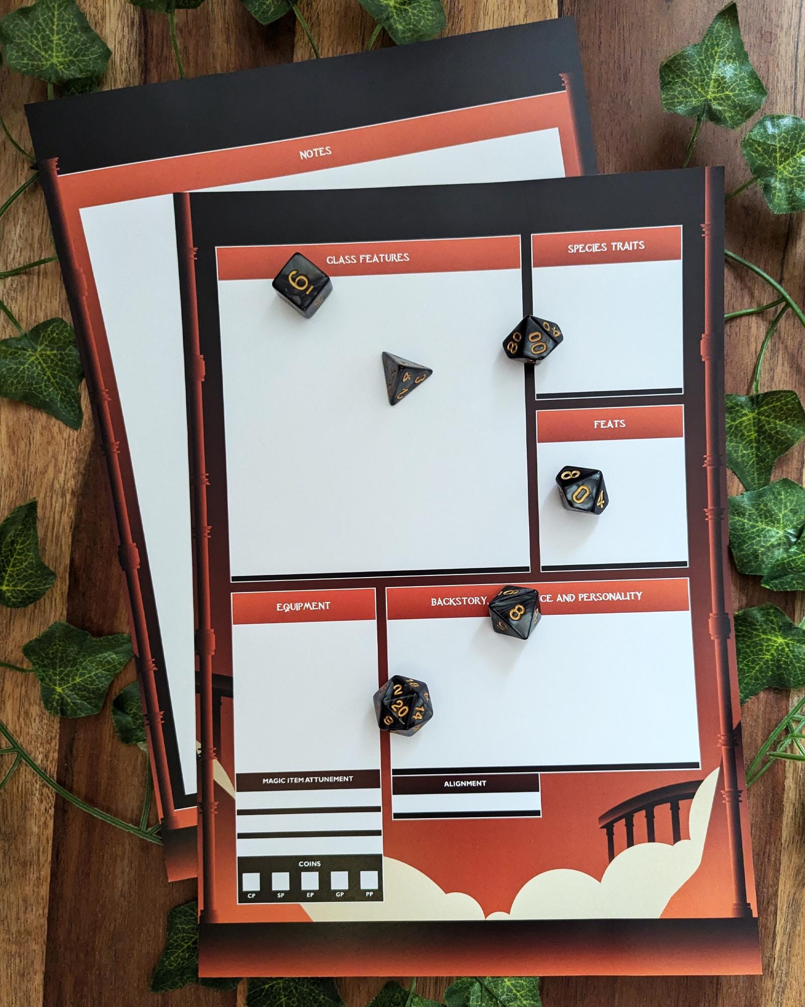 D&D 5e 2024 Greek Mythology God Hephaestus Character Sheet | Fillable ...