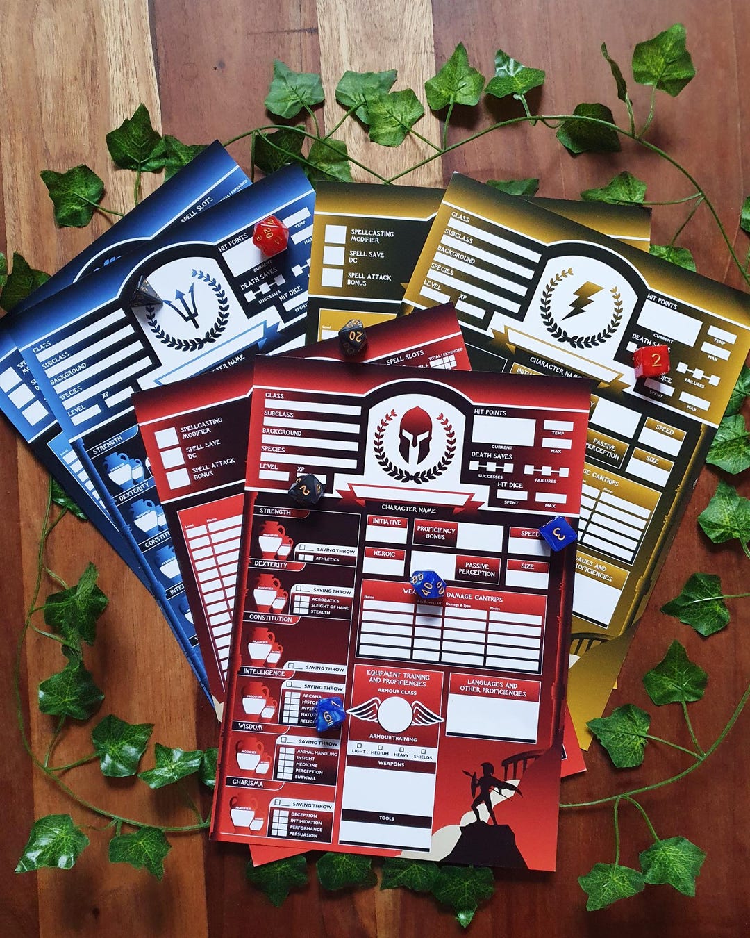 D&D 5e 2024 Greek Mythology All 13 Greek Gods and Goddesses Character ...