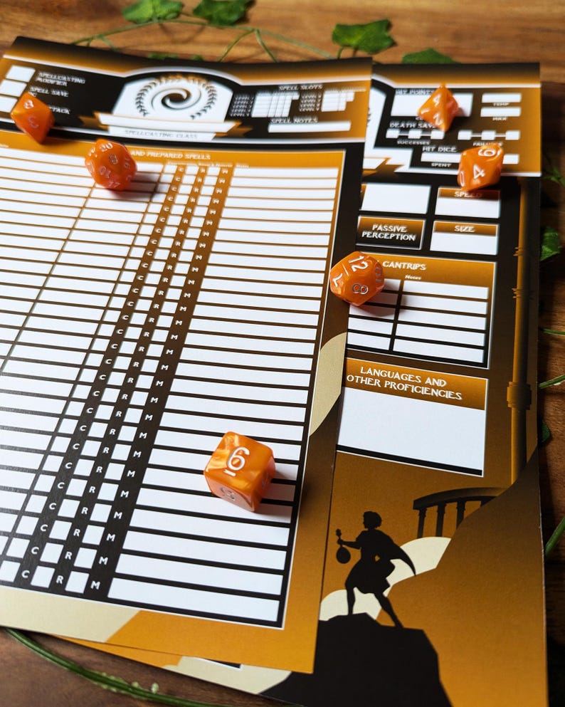 D&D 5e 2024 Greek Mythology God Apollo Character Sheet | Fillable ...