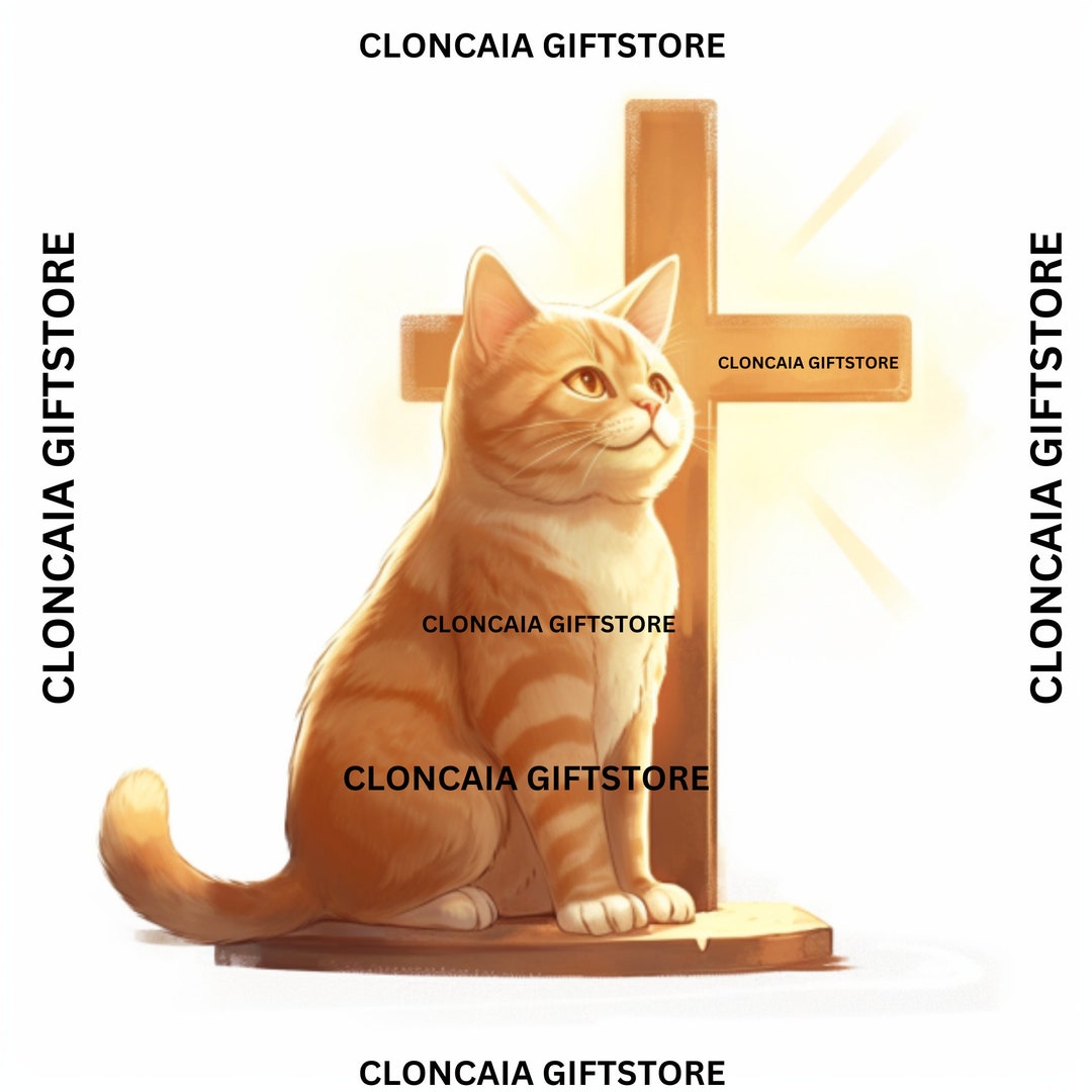 Christian Cat Png O Christian Cat Design O Christian Cat Vector Files ...