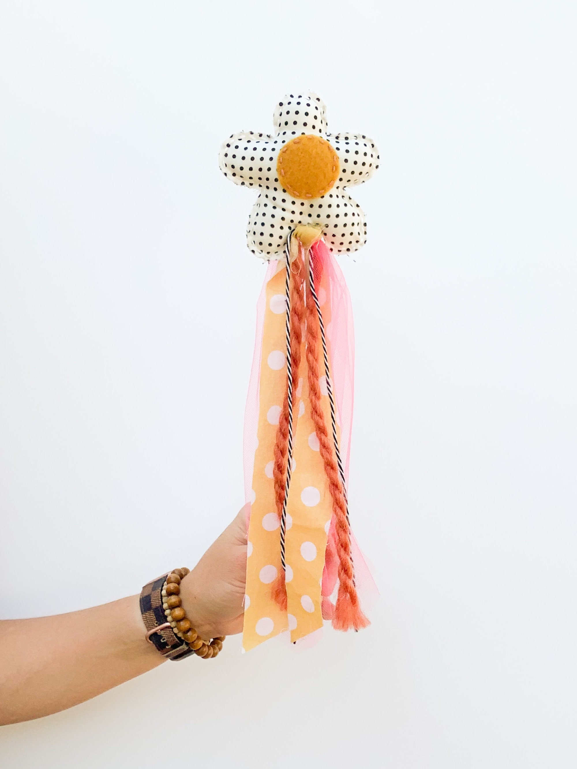 Polka Dot Flower Wand + Flower Wand + Magical Wand + Children's Wand ...