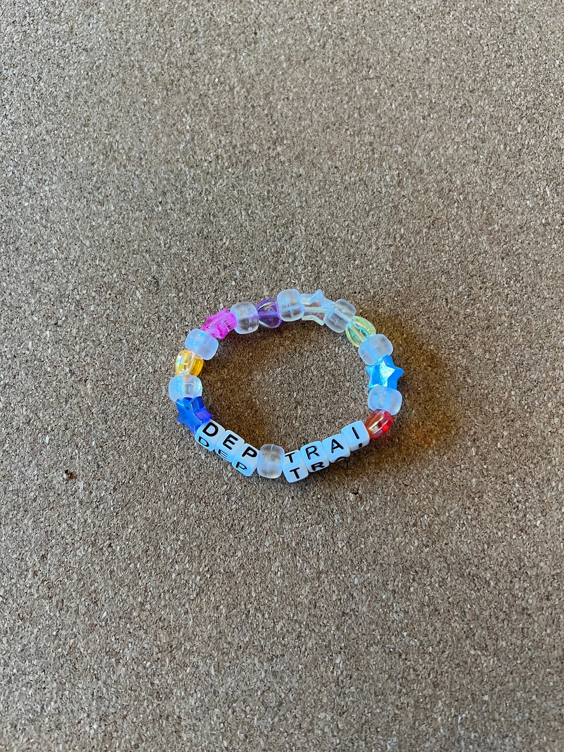 Kawaii / Dep Trai / Dep Gai / Nuoc Mami Letter Bead Bracelets size M ...