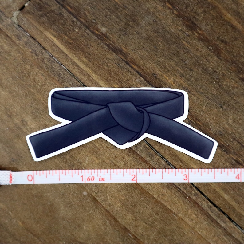 3.5" Martial Arts Belt Rank Stickers for Karate, Taekwondo, Jiu Jitsu ...