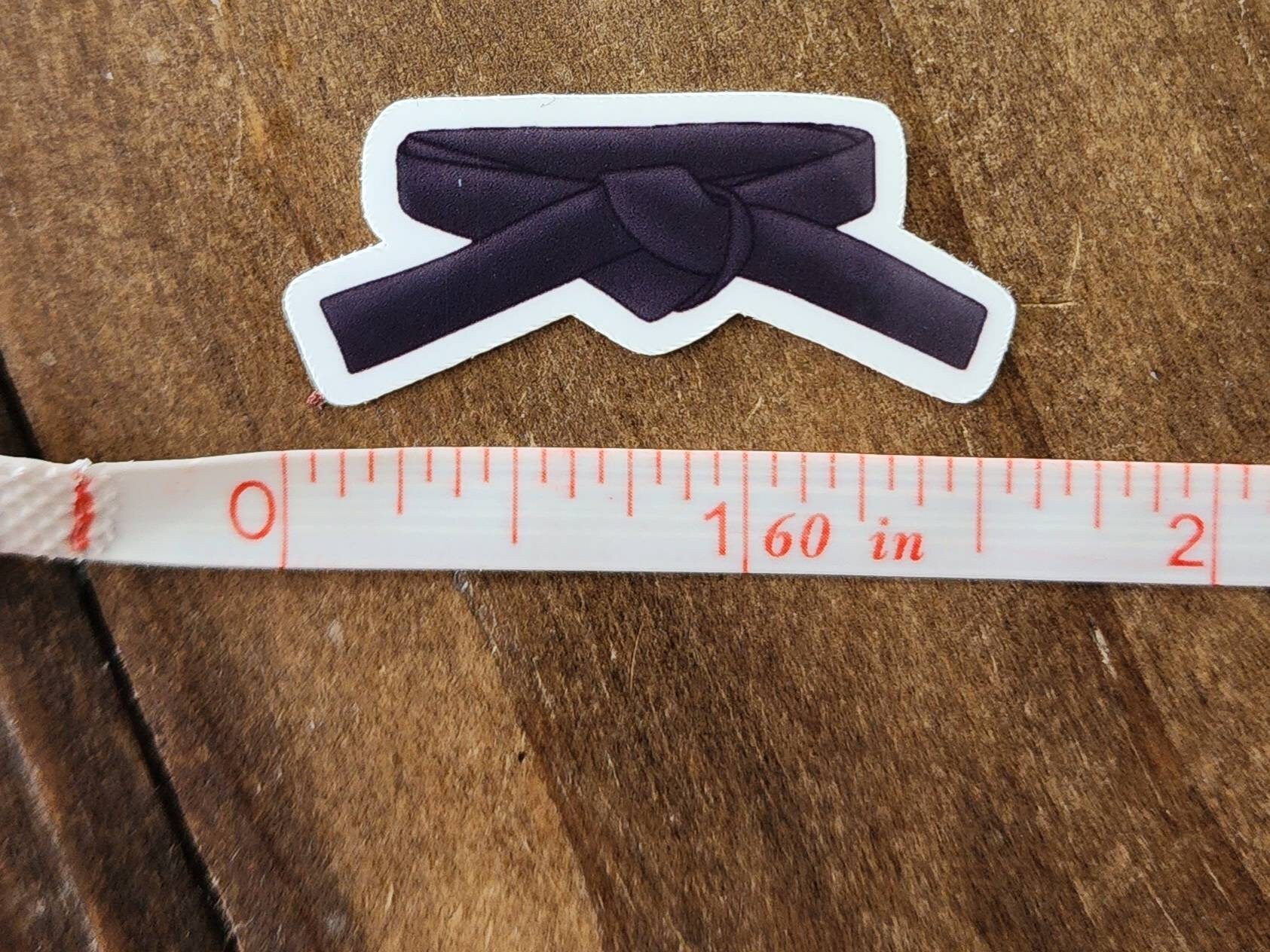 1.5" Martial Arts Belt Rank Stickers for Karate, Taekwondo, Jiu Jitsu ...