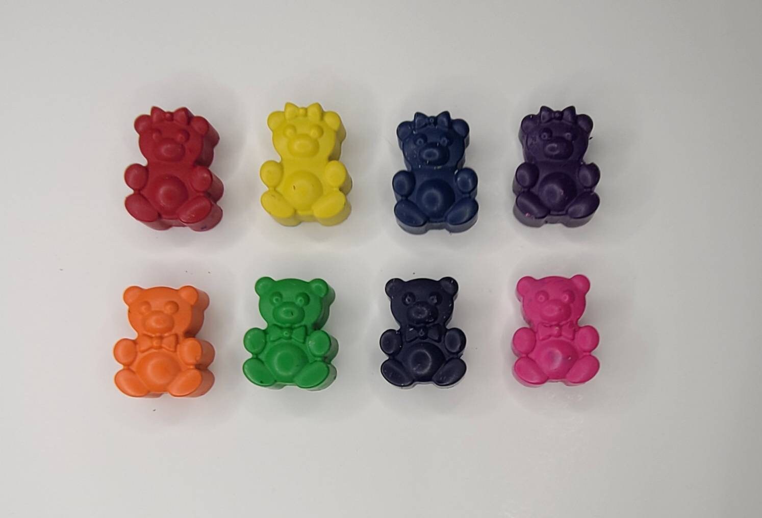 Teddy Bear Crayons Teddy Bear Party Favors Preschool Party - Etsy