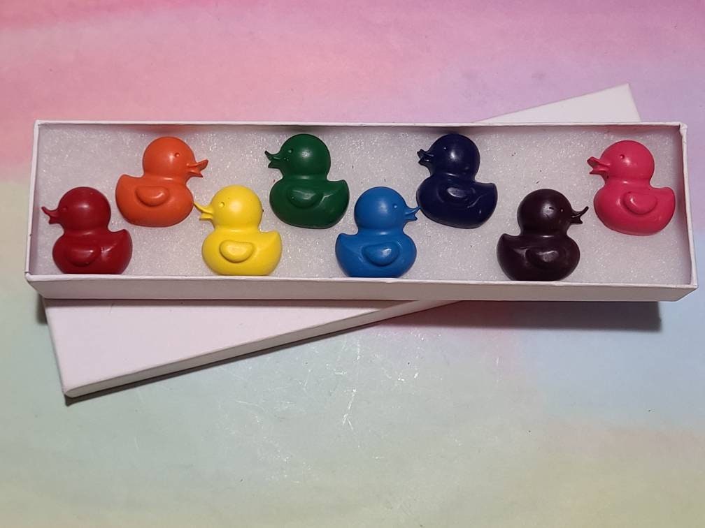 Duck Crayons, Kids Party Favors, Duck Party Favors - Etsy