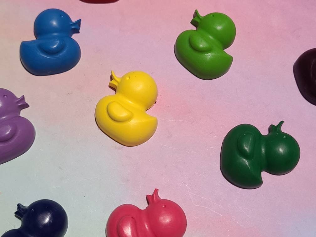 Duck Crayons, Kids Party Favors, Duck Party Favors - Etsy