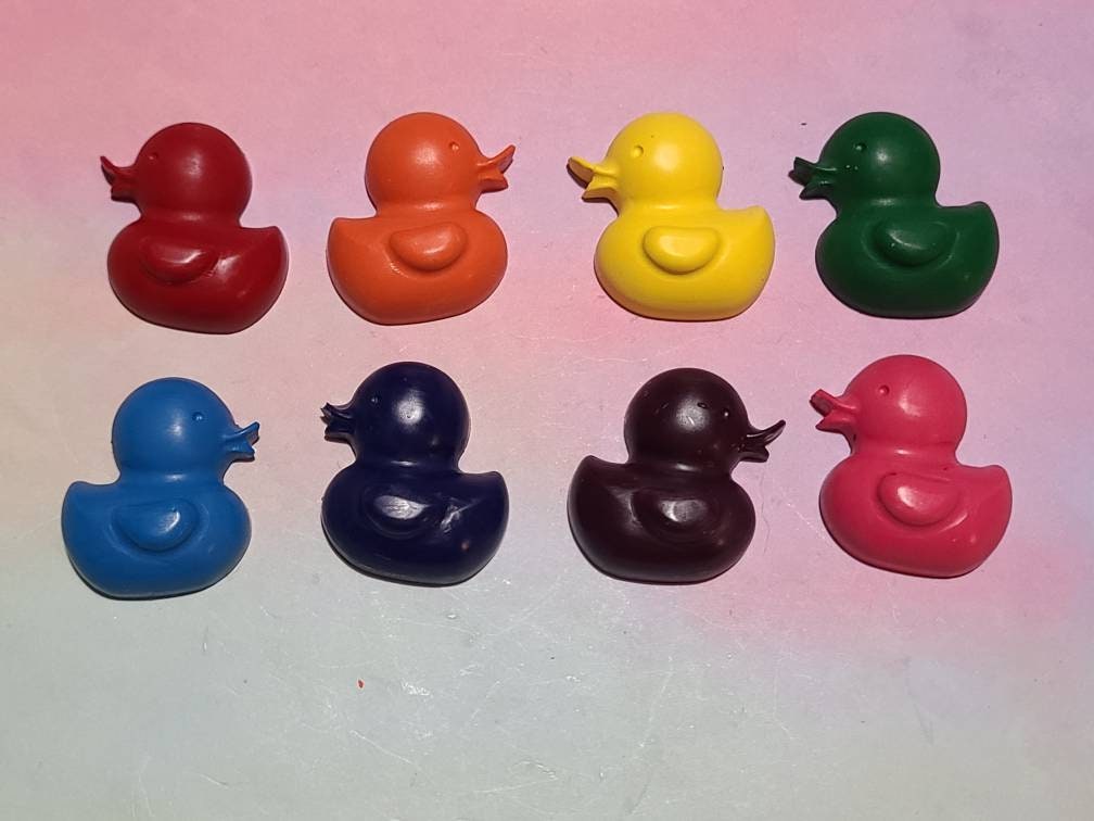 Duck Crayons, Kids Party Favors, Duck Party Favors - Etsy