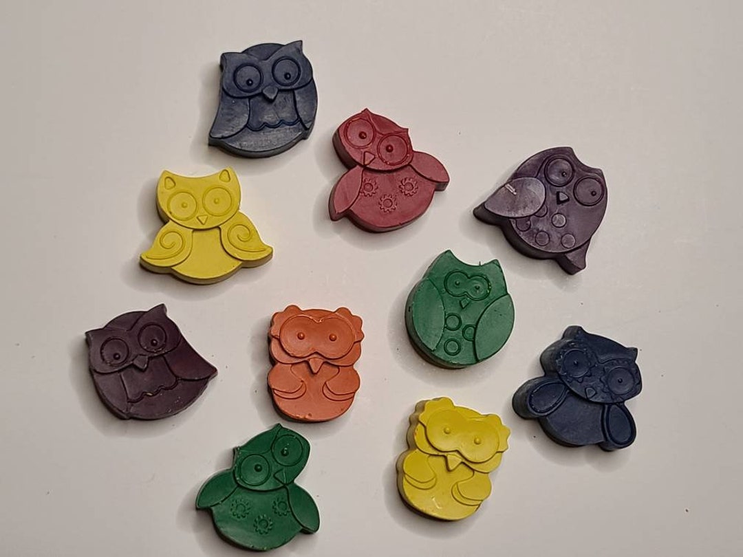 Owl Crayons, Owl Party Favors, Kids Party Favors - Etsy