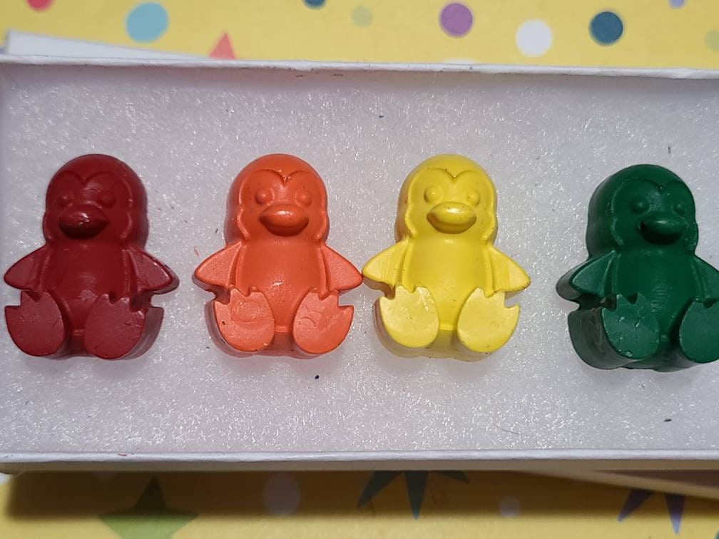 Penguin Crayons, Penguin Party Favors, Zoo Party Favors, Kids Party ...