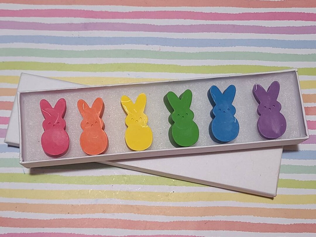 Peep Crayons, Easter Crayons, Kids Party Favors - Etsy