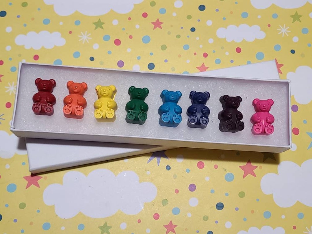 Gummy Bear Crayons Gummy Bear Party Favors Kids Party Favors - Etsy