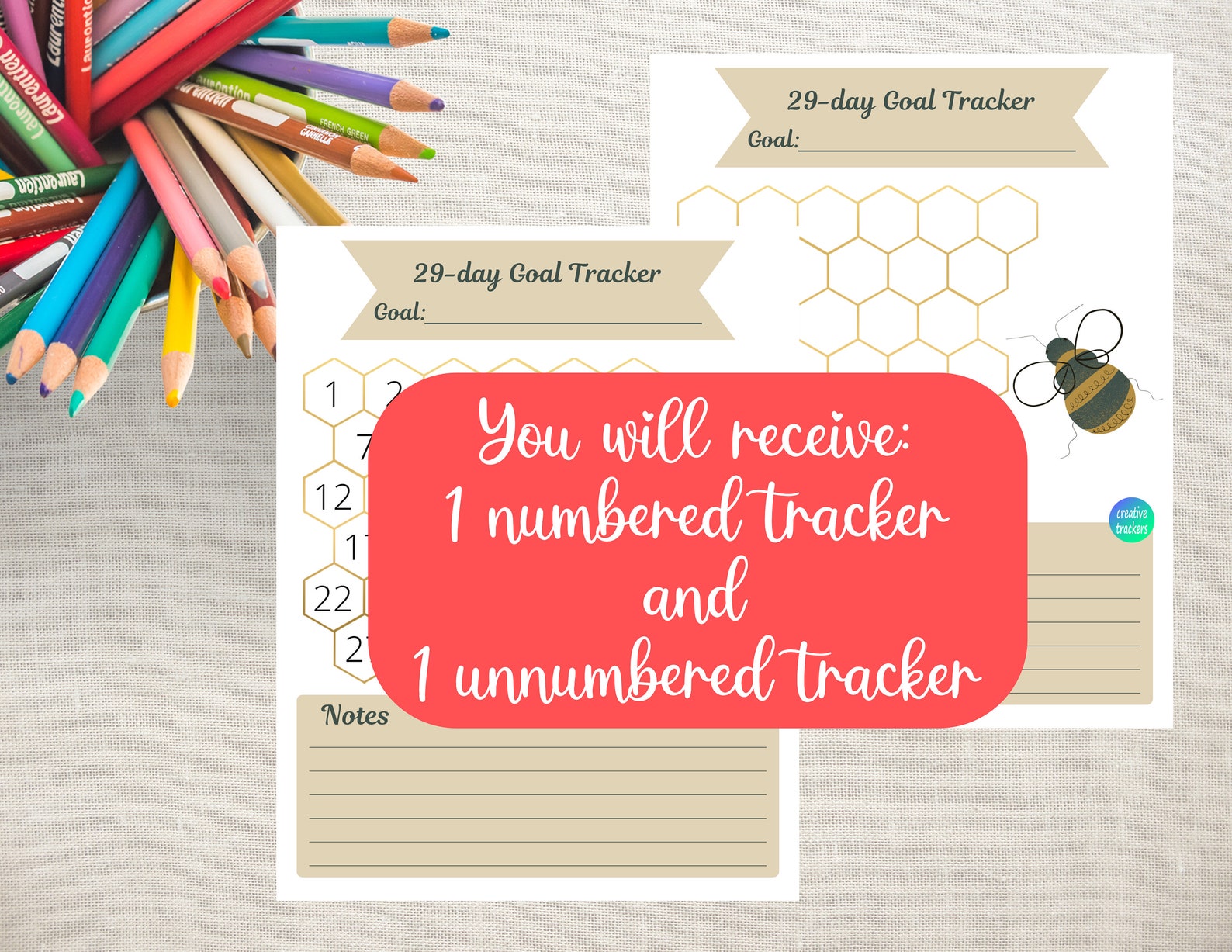 29 Day Tracker, February Tracker, New Year's Resolution, Goal Tracker ...