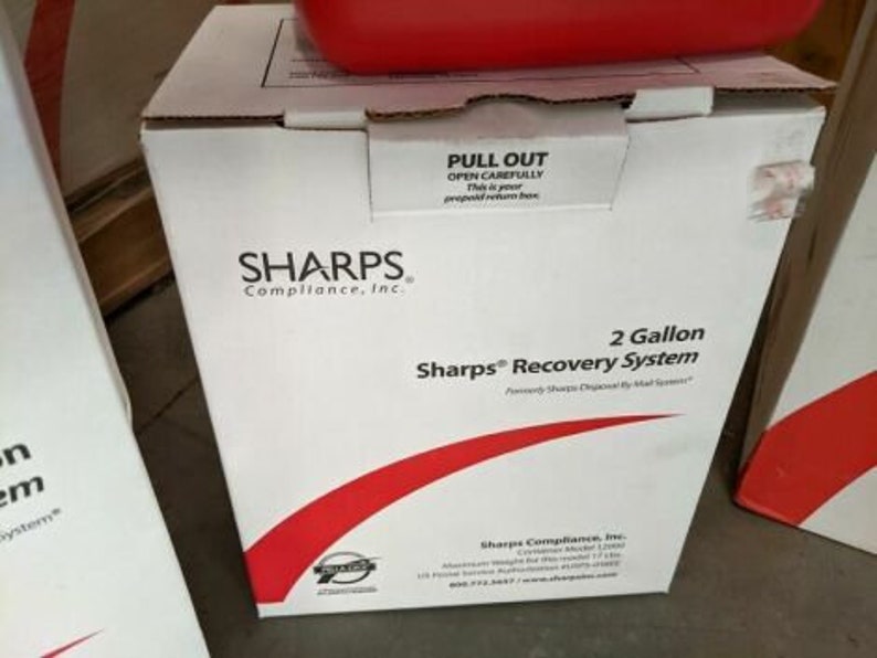 2 Gallon Sharps Recovery System Container Disposal - Etsy