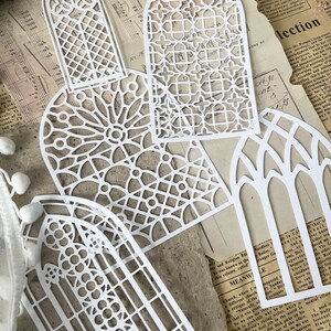 Die Cut Set - Windows / Cathedral | 5 Pieces | Cut Out | Scrapbooking ...