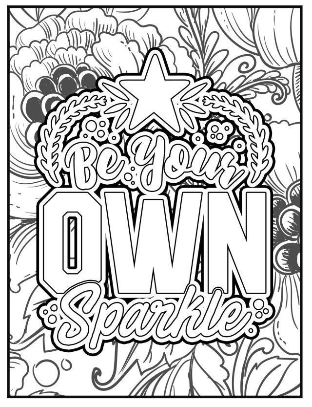 50 Self Care Coloring Pages Vol. 1 - Etsy