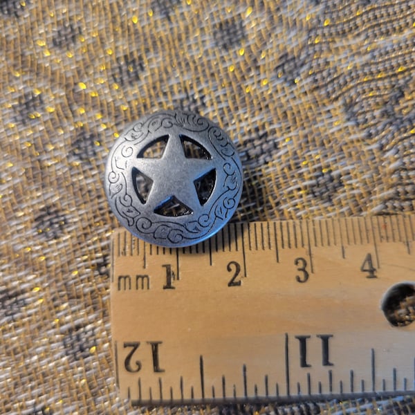 Nickel Conchos - Etsy