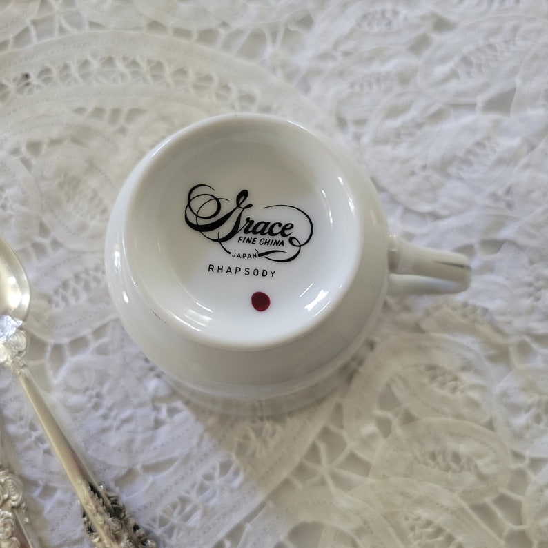 Rhapsody China by Grace Wedding Shower Reception Set - Vintage Fine ...
