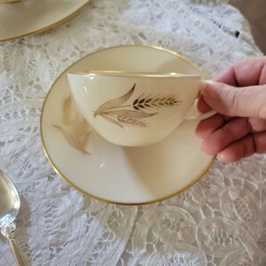 Wheat by Lenox Gold Wheat Center Coupe Gold Trim Pattern Wheat by Lenox - Etsy