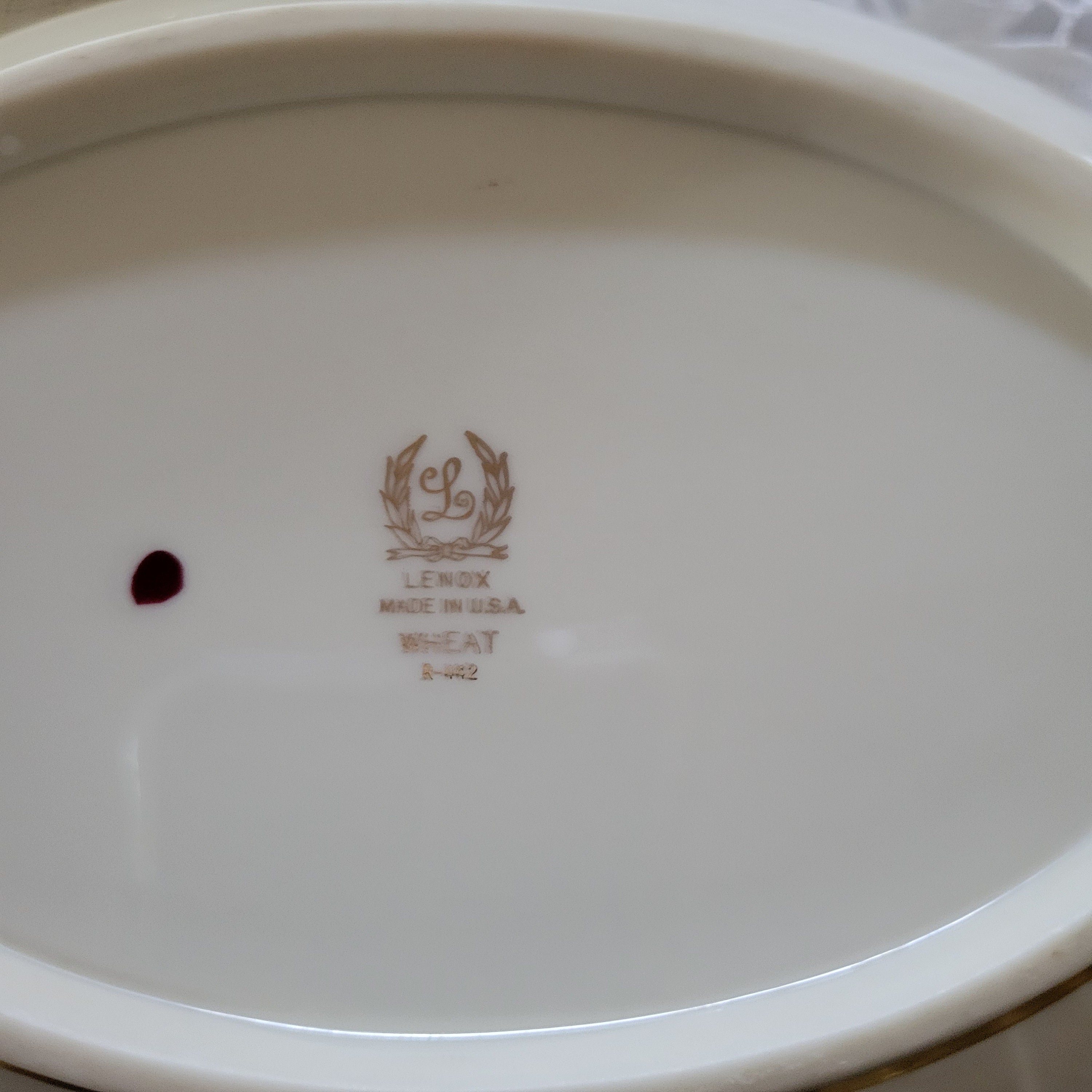 Wheat by Lenox Gold Wheat Center Coupe Gold Trim Pattern Wheat by Lenox - Etsy