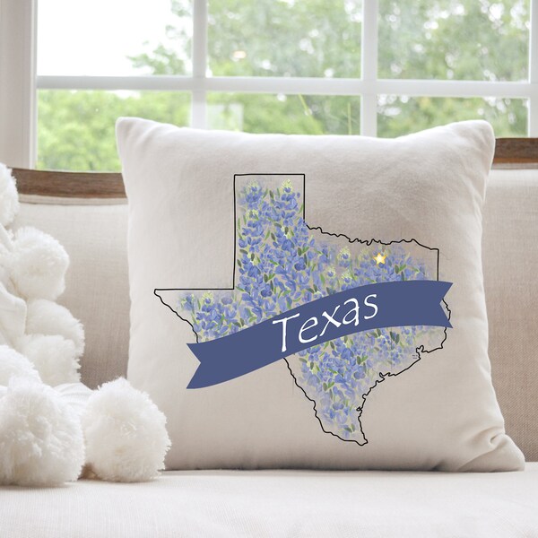 Texas Pillow - Etsy
