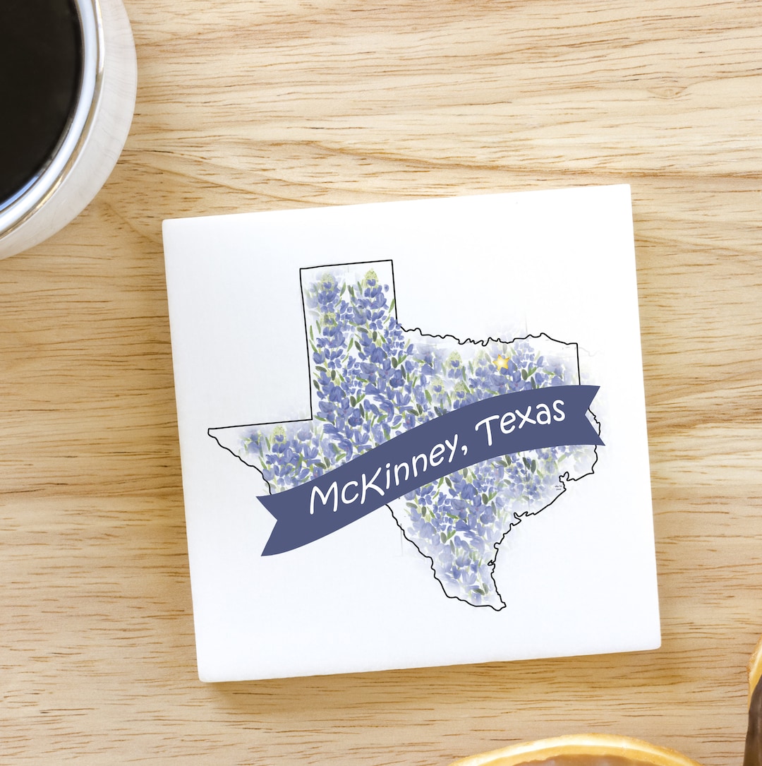 Mckinney Banner Bluebonnet Texas 3x3 Inch Magnet - Etsy