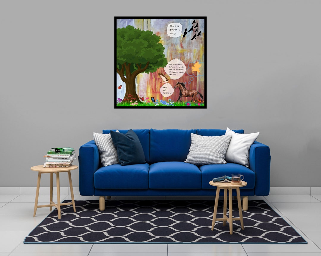 Power in Unity Digital Wall Art Living Room Decor Bedroom - Etsy