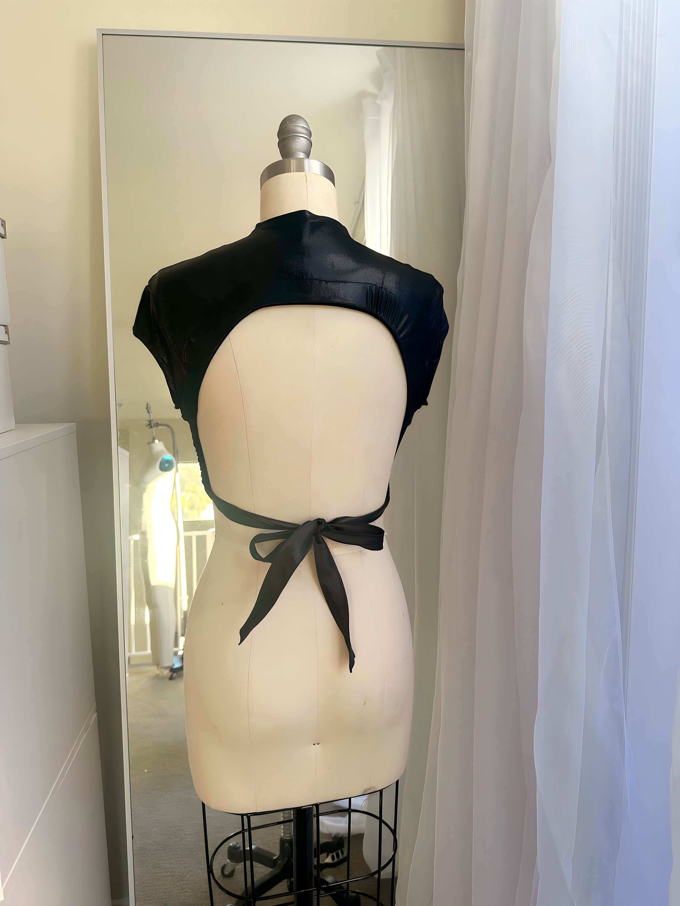 Open Back Mock Neck Top Sewing Pattern: Knit Tank (XS-2XL) (PDF Pattern ...