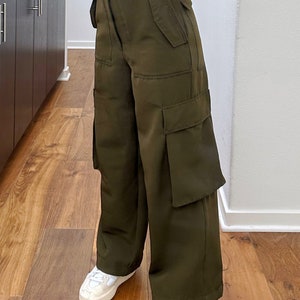 High Waisted Cargo Pants Sewing Pattern | INSTANT DOWNLOAD ...