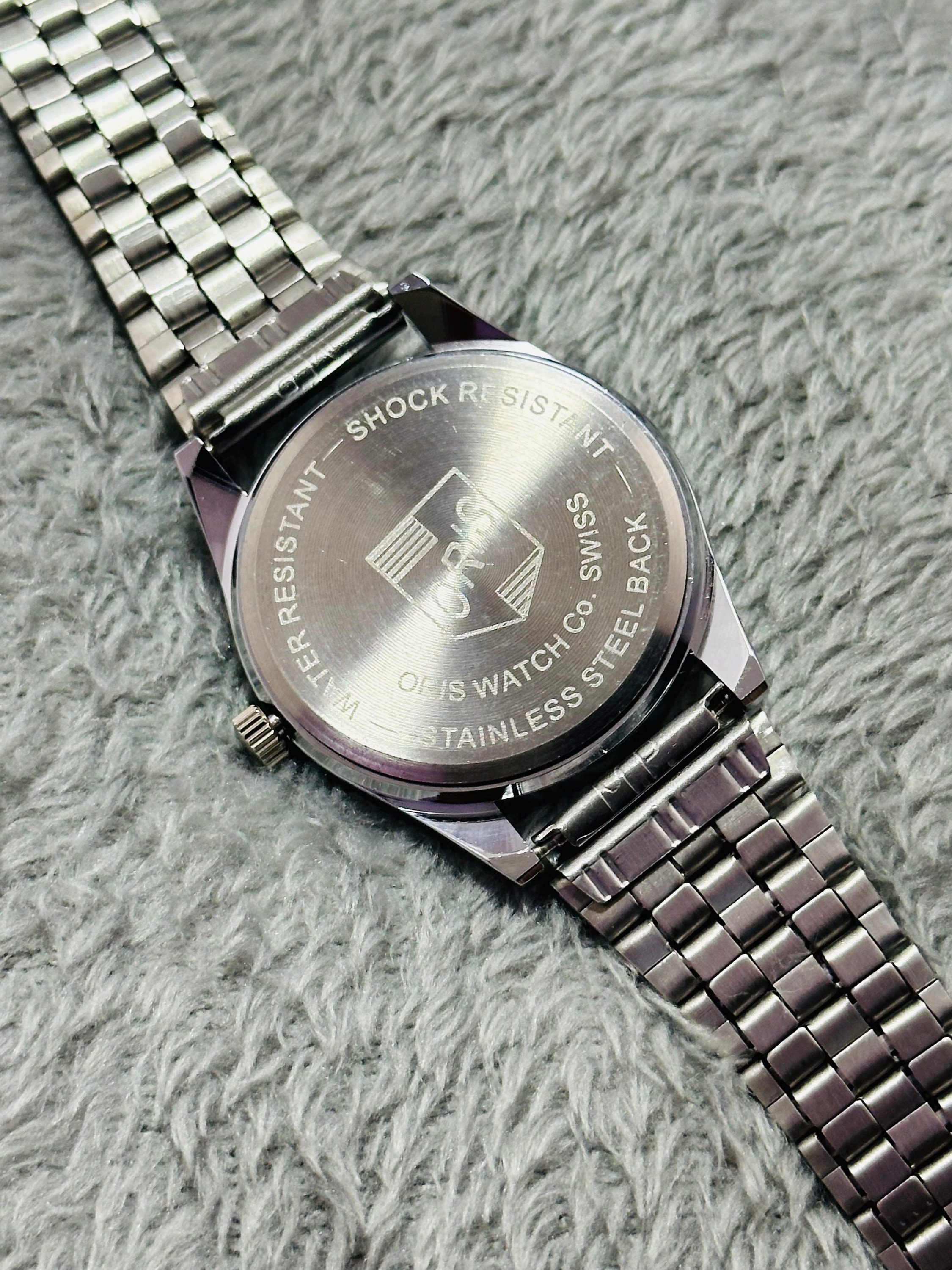 Vintage Rare Oris Purple Dial Hand Winding Wrist Watch Men's Gents FHF ...