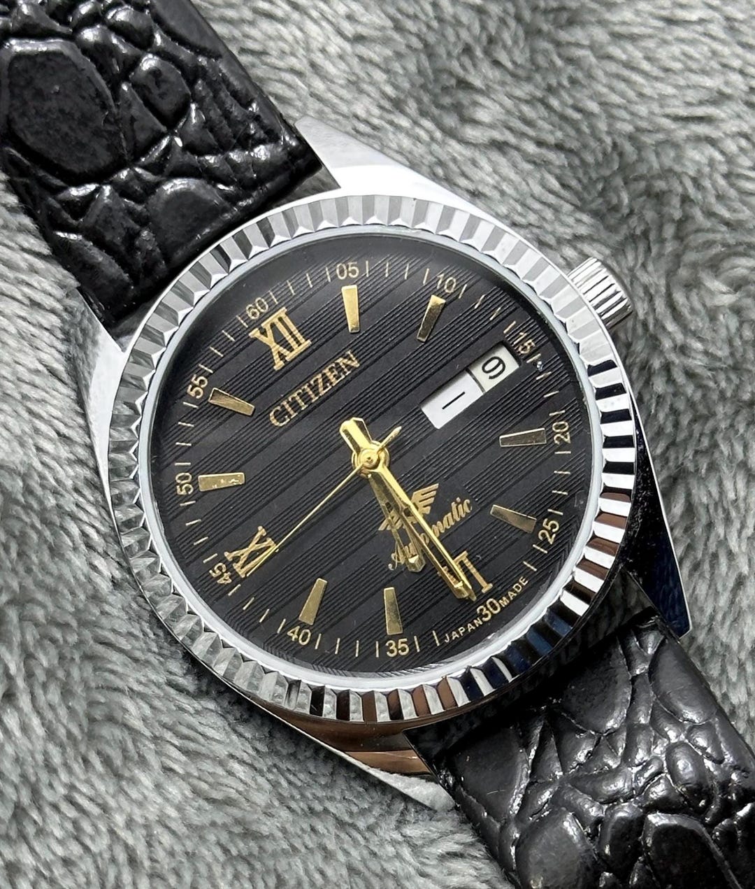 Citizen Black Dial Automatic Day Date Men's Watch Authentic Watch ...