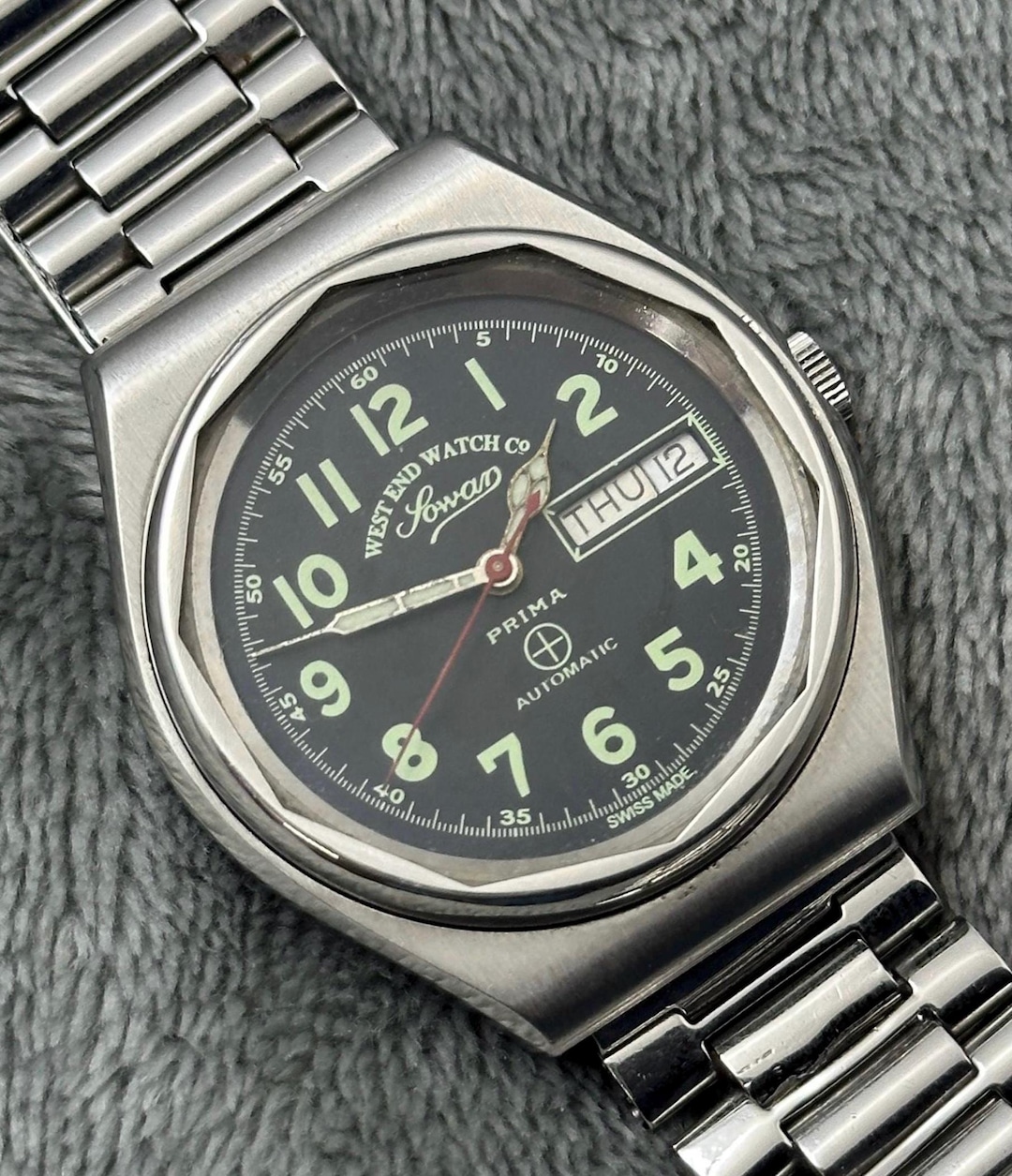 Vintage West End Watch Co. Jawan Prima Automatic – Swiss Made Mens ...