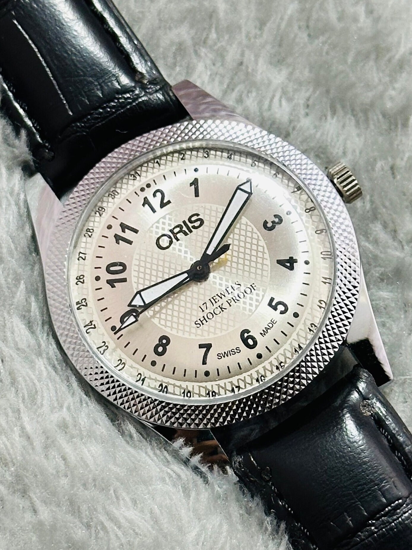 Vintage Rare Oris Silver Dial Hand Winding Wrist Watch - Etsy