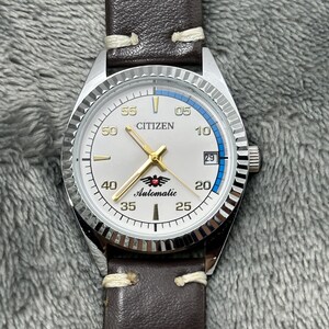 Citizen White Dial Automatic Date Men's Watch Authentic Watch Vintage ...