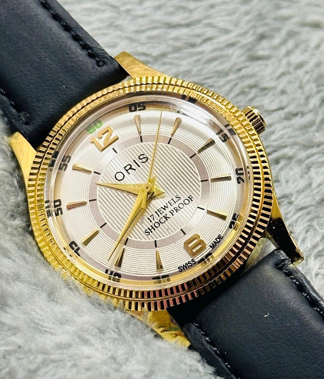 Vintage Oris Silver Dial Men's Watch, Swiss Made, Hand Winding St96 ...